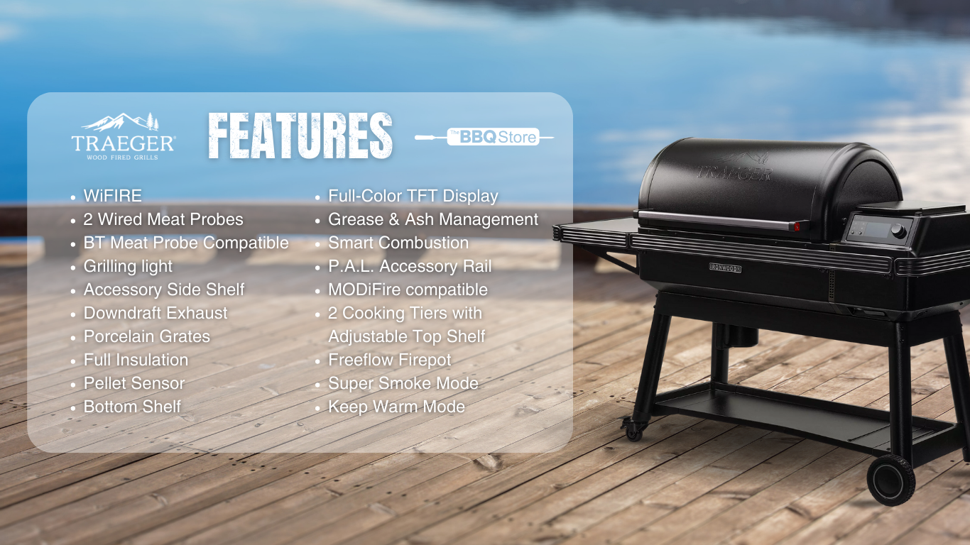 BUY | Traeger Ironwood XL Pellet Grill - Backyard BBQ Bundle - TFB93RLGG-BUNDLE